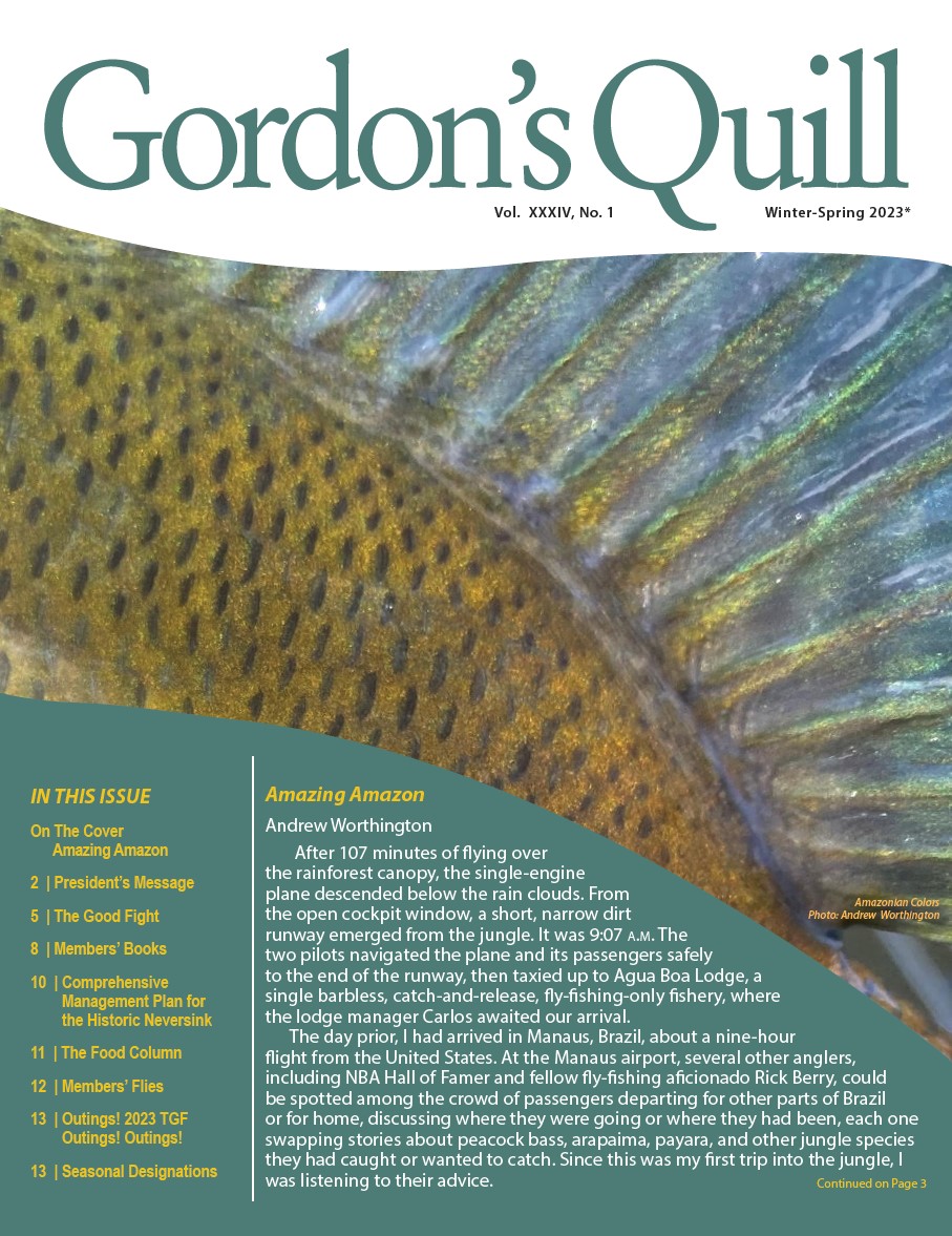 Gordon's Quill - Theodore Gordon Flyfishers